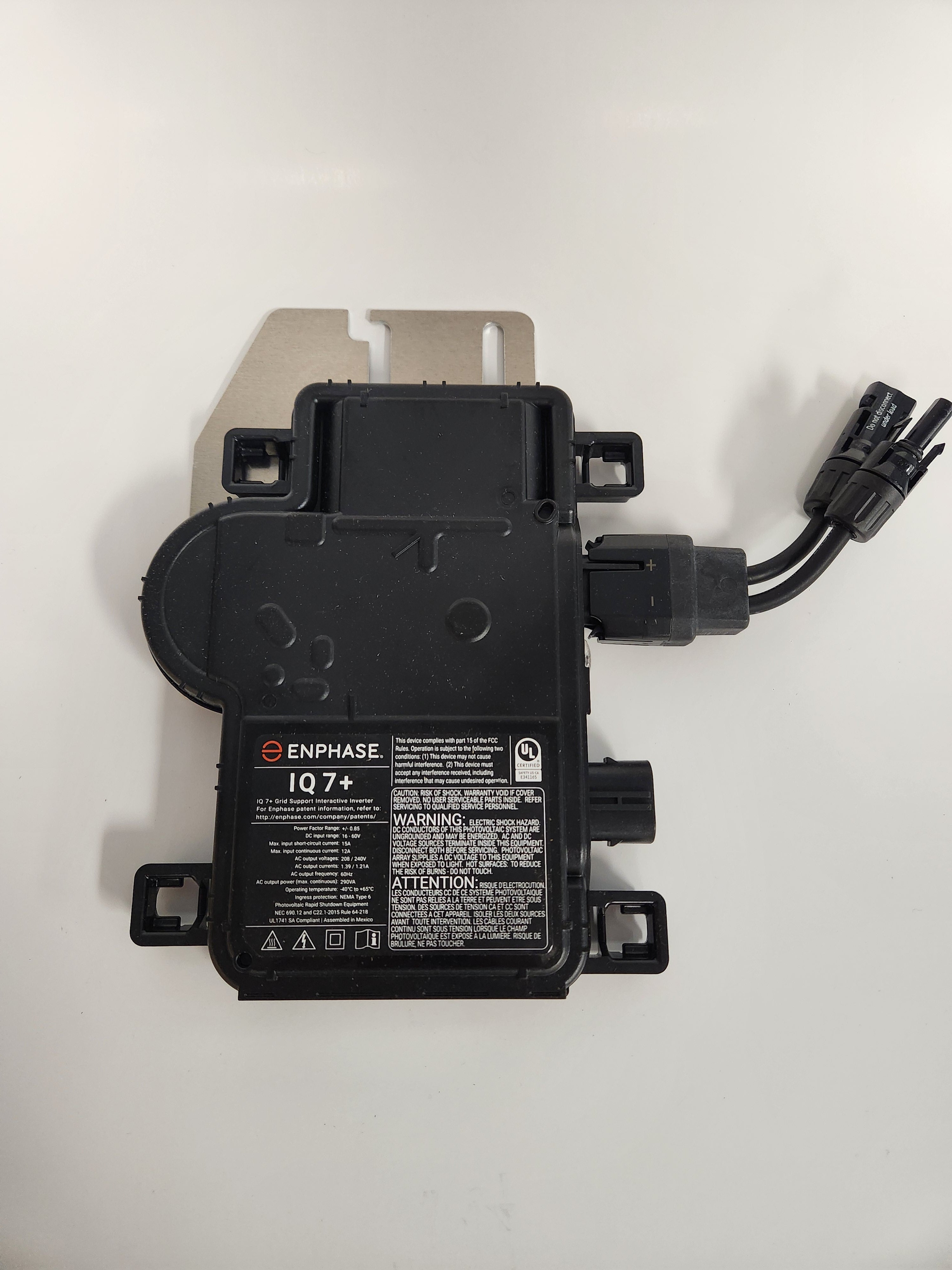 Enphase microinverter, IQ7+, IQ7PLUS-72-2-US – Legacy Solar Parts